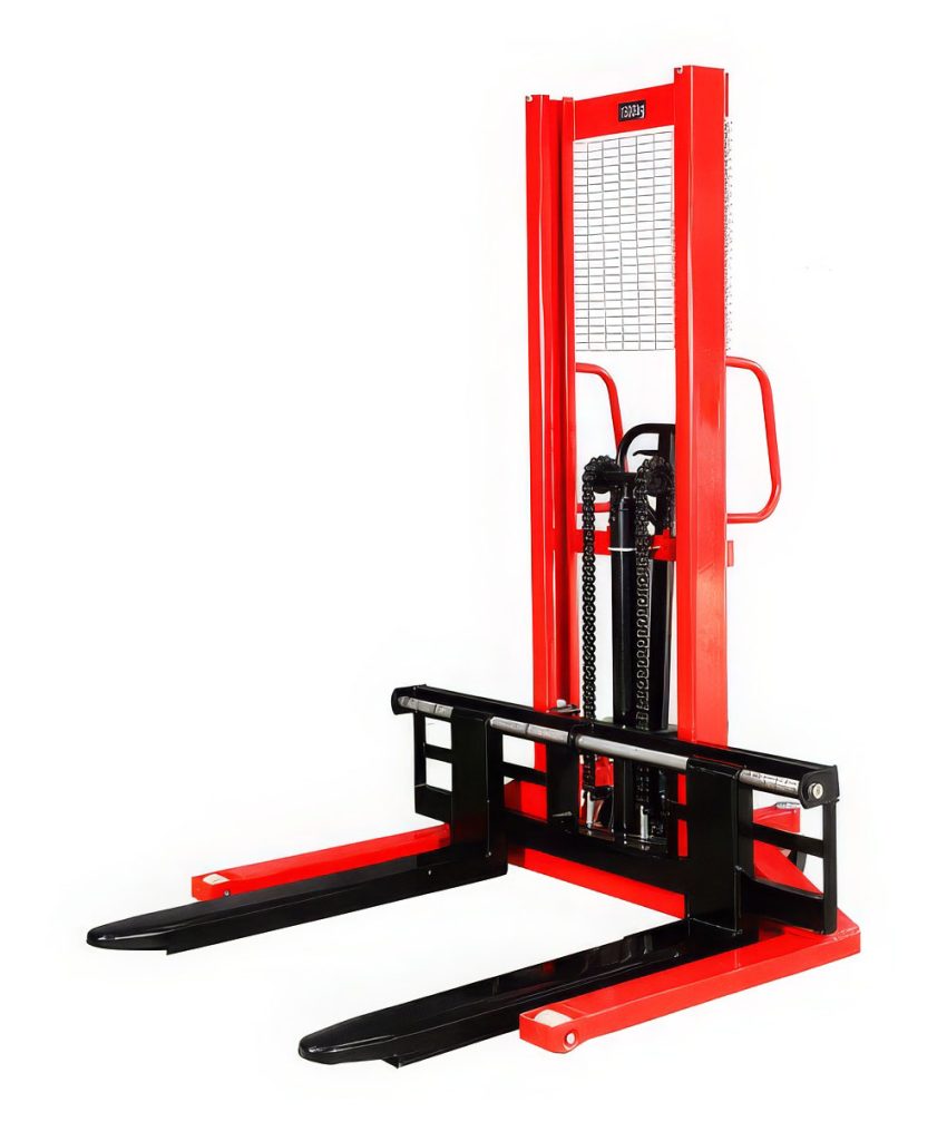 Manual Hand Stacker/Straddle – Trojan Trolleys & Castors