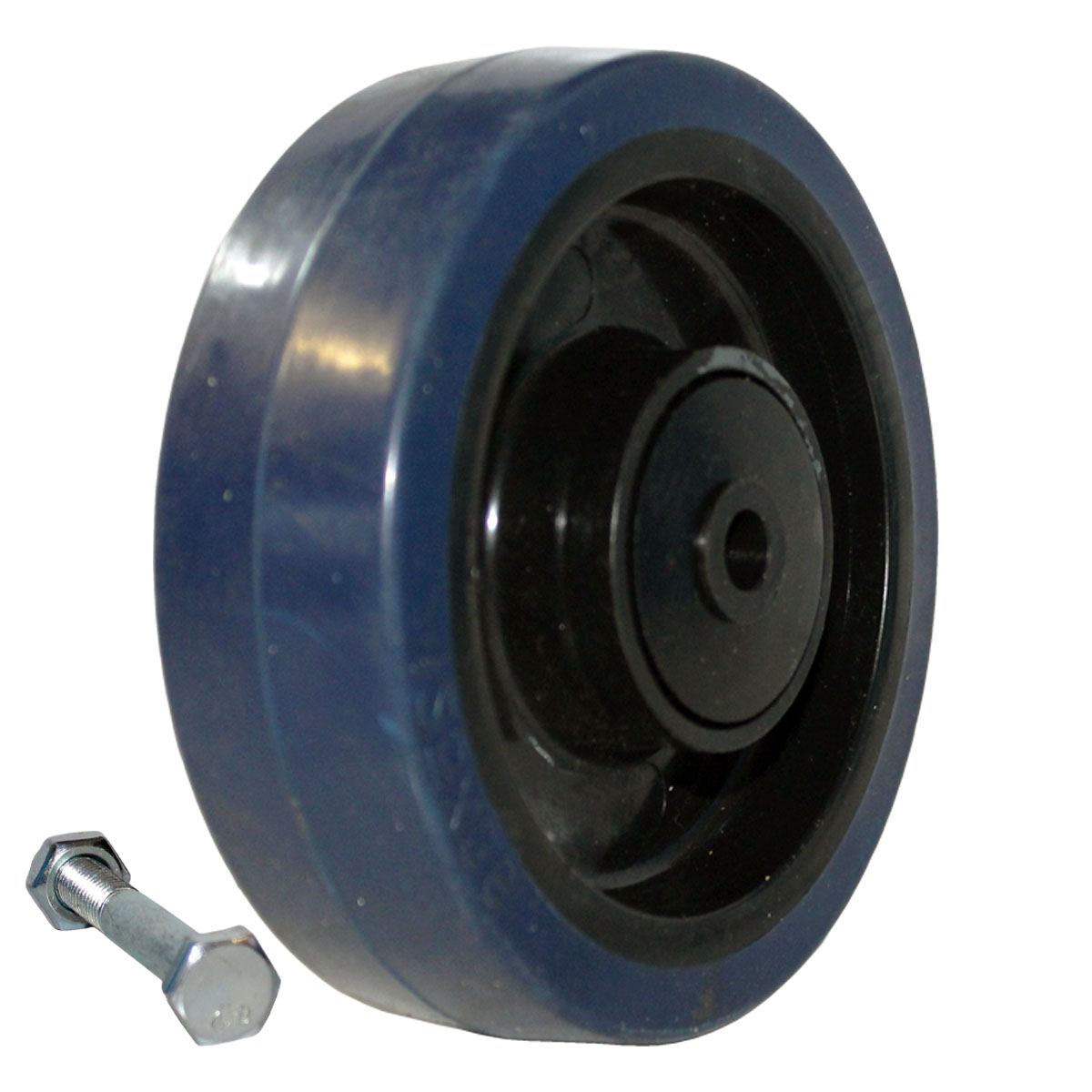Blue Elastic Rubber Spare Wheels (NGB) – Trojan Trolleys & Castors